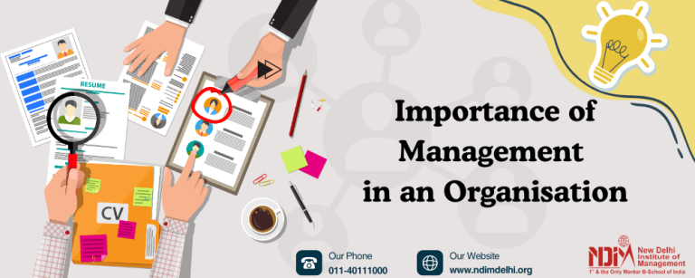 Importance of Management in Organisations | NDIM Insights